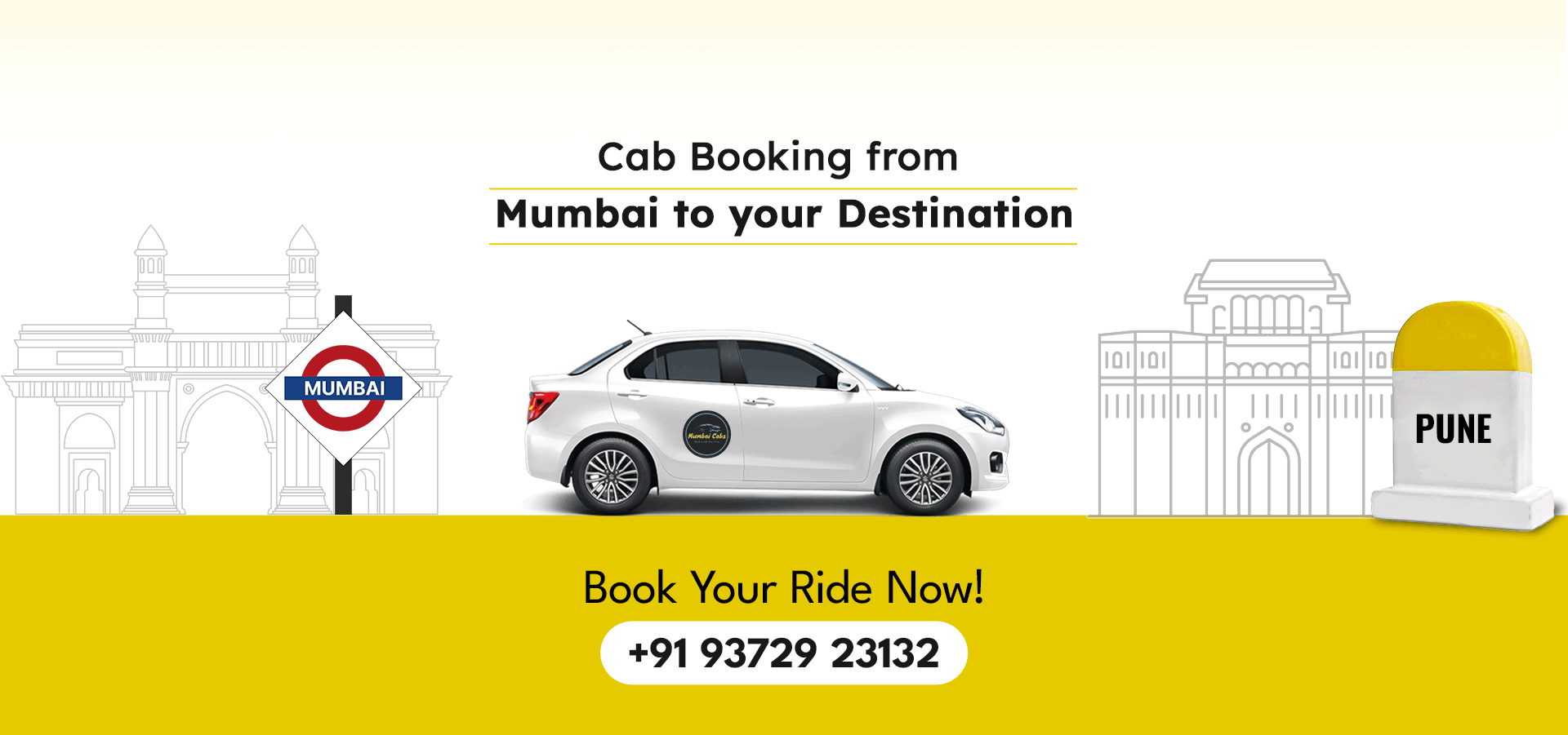 Cab Booking Mumbai | Call 9372923132 | Mumbai Cabs Rental